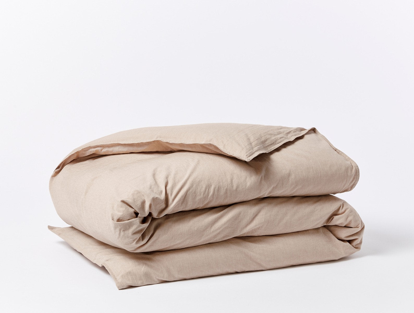 Organic Cotton Crinkled Percale Duvet Cover by Coyuchi | Cool & Cozy